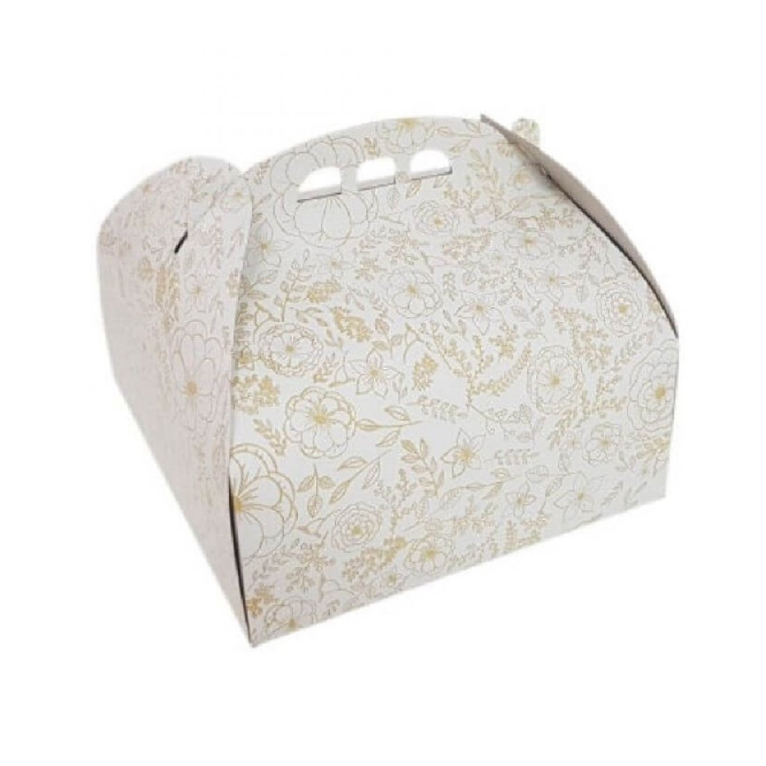 Cutii pentru Tort Model Floral CT1, 25 Buc/Bax, 25 x 25 cm, Carton ...