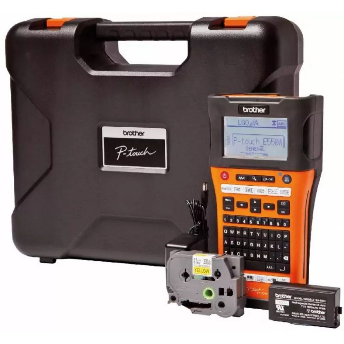 Aparat de Etichetat Brother P-Touch PT-E550WVP, Rezolutie 180x360 DPI ...