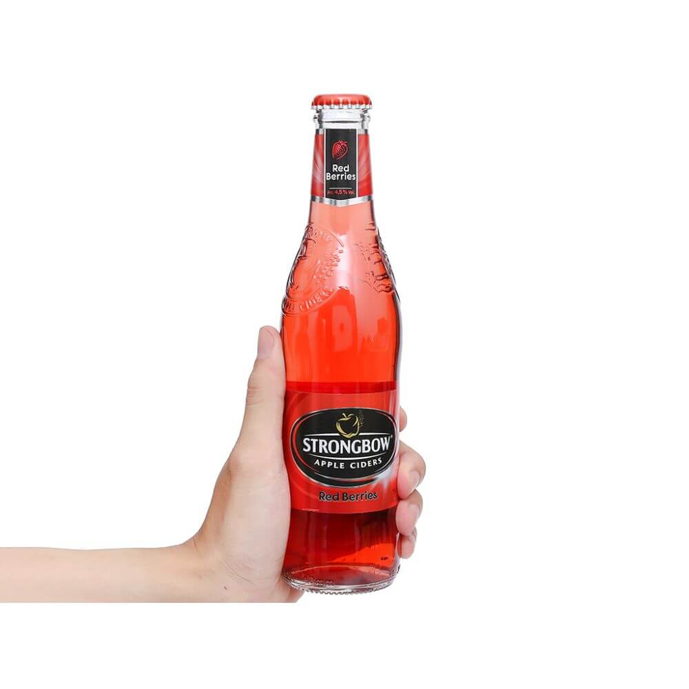 Bax 24 Sticle Cidru Strongbow Red Berries, 0.5L, Strongbow Red Berries ...
