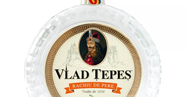 Rachiu de Pere Vlad Tepes 40%, 0.7 L, Rachiu Vlad Tepes, Vlad Tepes ...