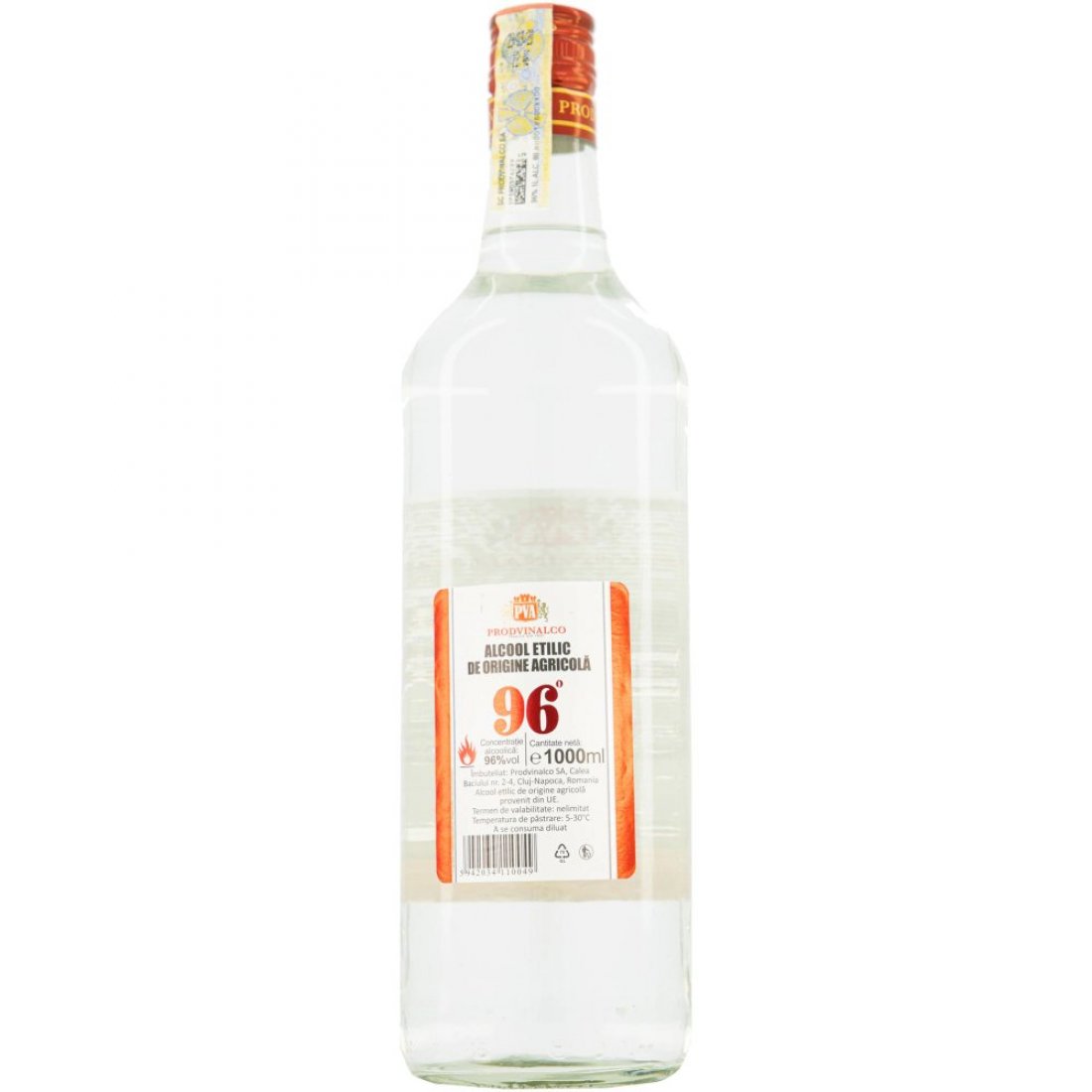 Alcool Rafinat 96% Prodvinalco, 1 L, Alcool Cereale, Alcool 96%, Alcool ...