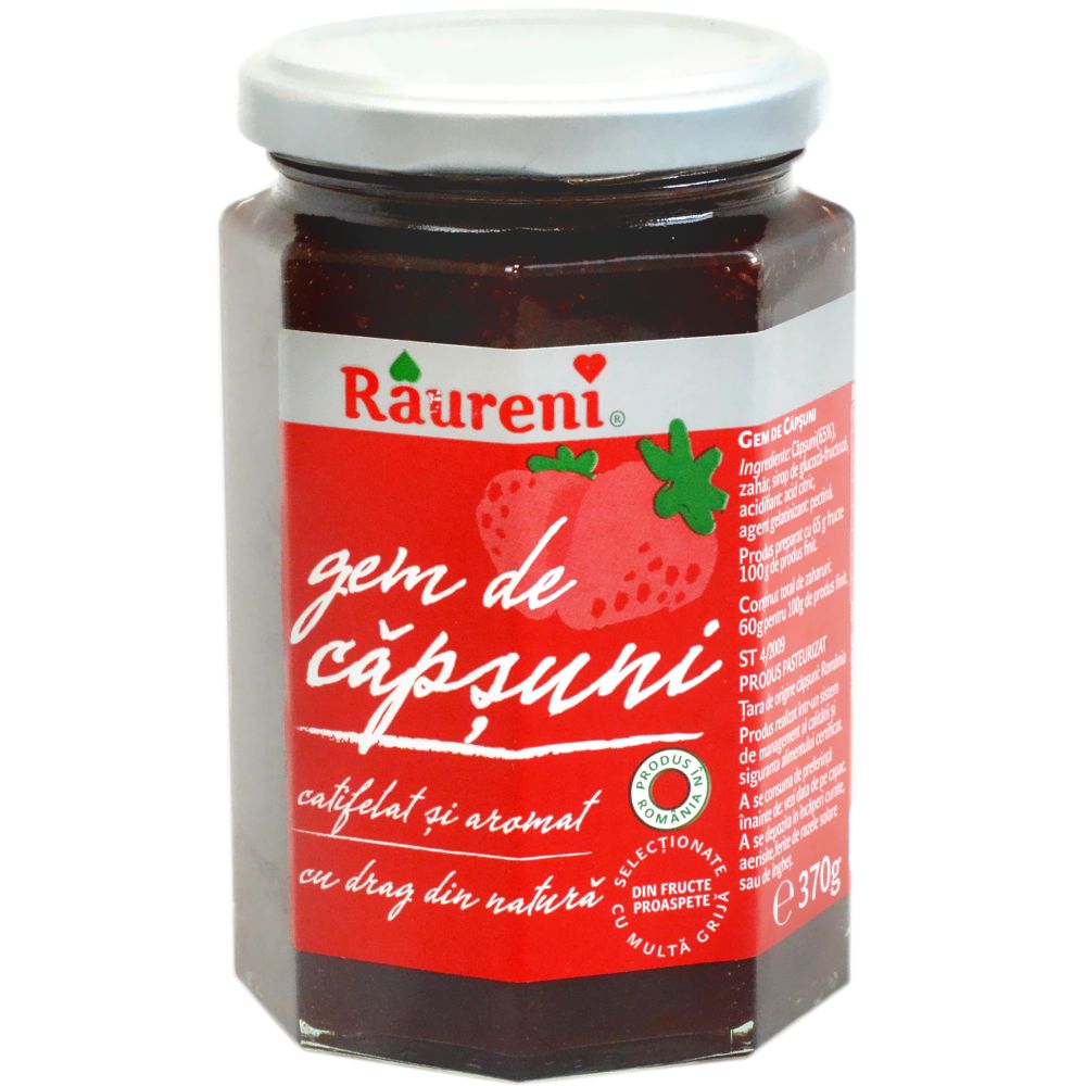 Gem de Capsuni Raureni, 370 g, Gem Capsuni, Gem din Capsuni, Gem ...