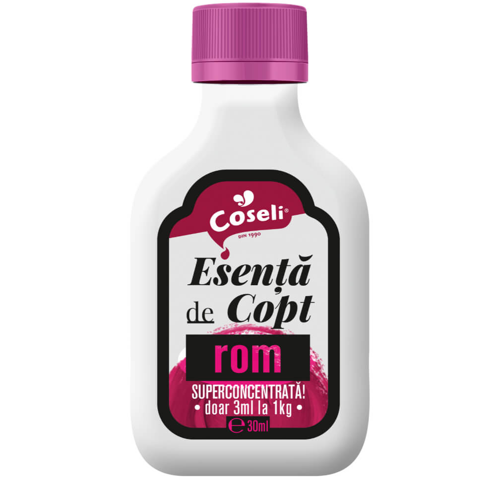 Esenta de Copt cu Rom Coseli, 30 ml, Esente pentru Prajituri, Esenta de ...