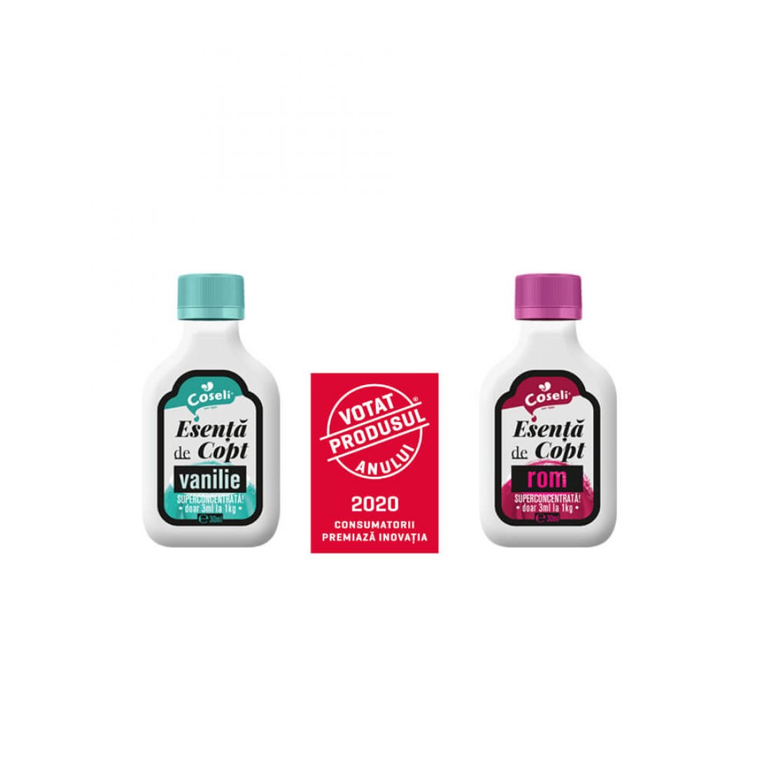 Esenta de Copt cu Rom Coseli, 30 ml, Esente pentru Prajituri, Esenta de ...