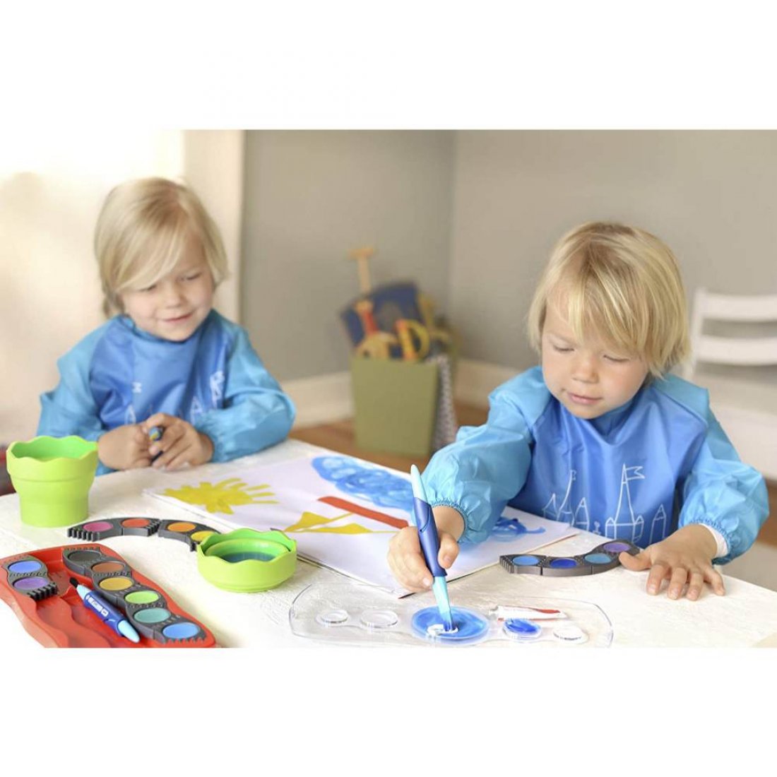 Sort de Pictura pentru Copii de 6-10 Ani Faber-Castell, Albastru ...