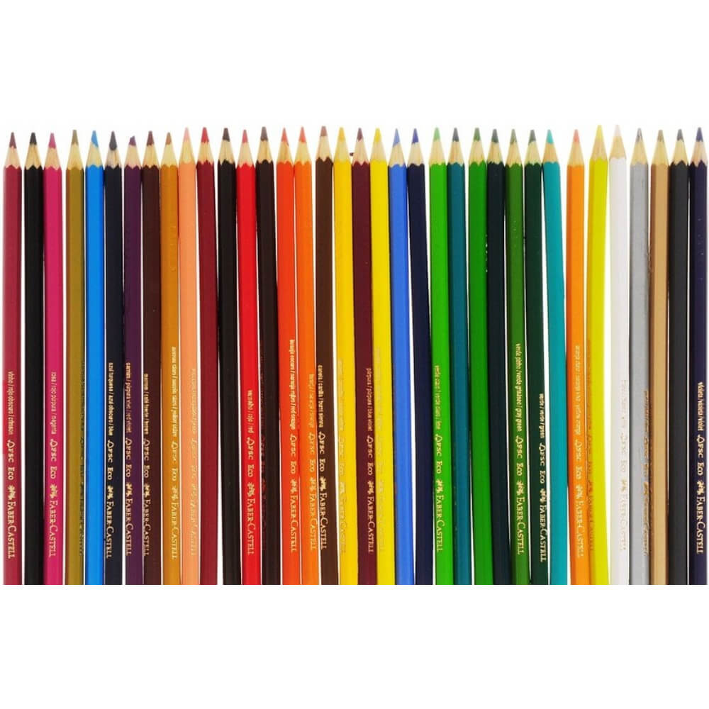 Creioane Colorate Faber-Castell Eco, 36 Buc/Set, Culori Asortate ...