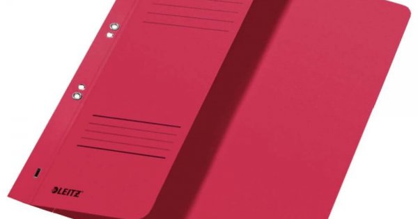 Dosar Carton Leitz, A4, cu Sina si Capse, Coperta 1/2, Rosu, Dosar cu ...