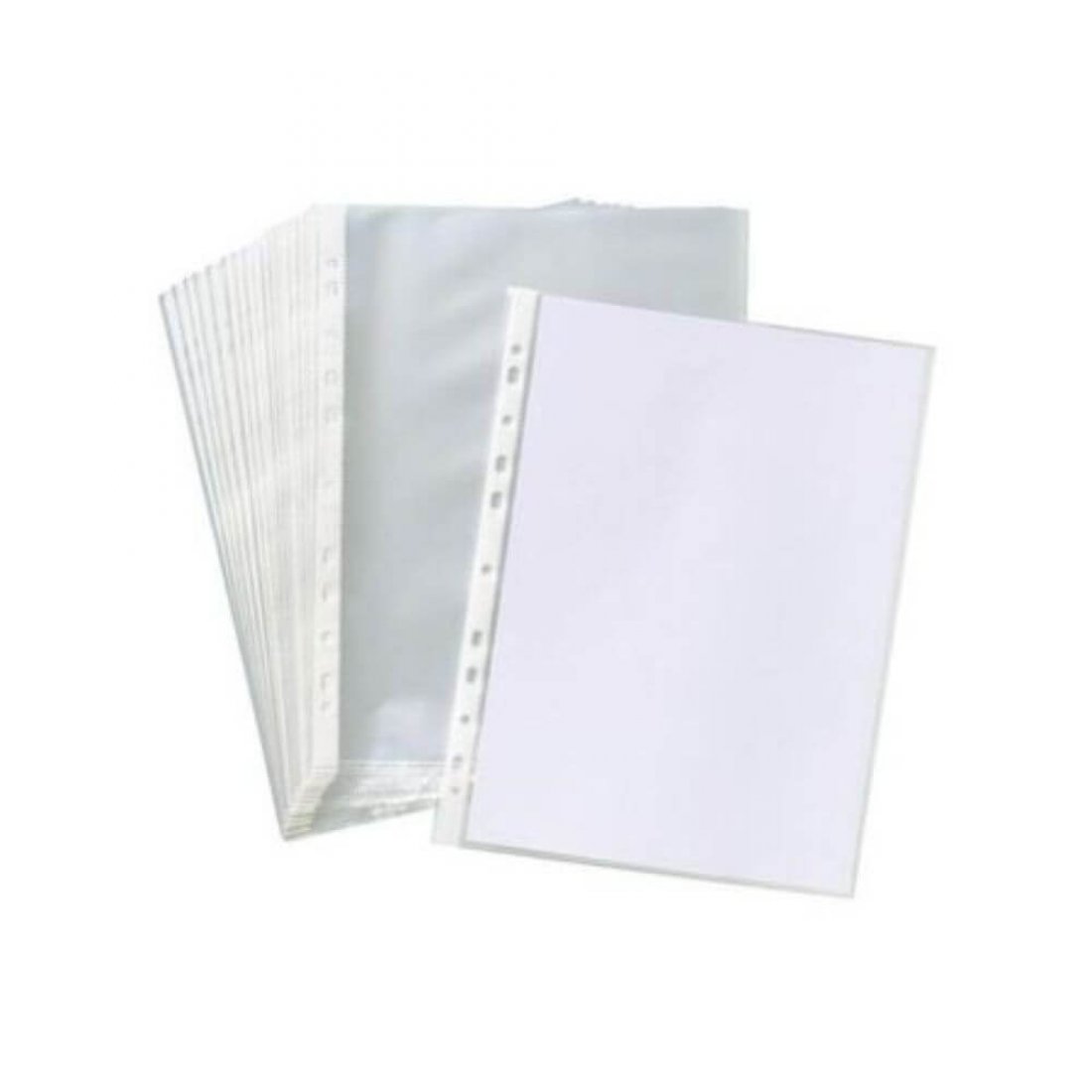 Set 100 Folii A4 de Protectie, Tip Cristal, 100 MIC, Transparente ...