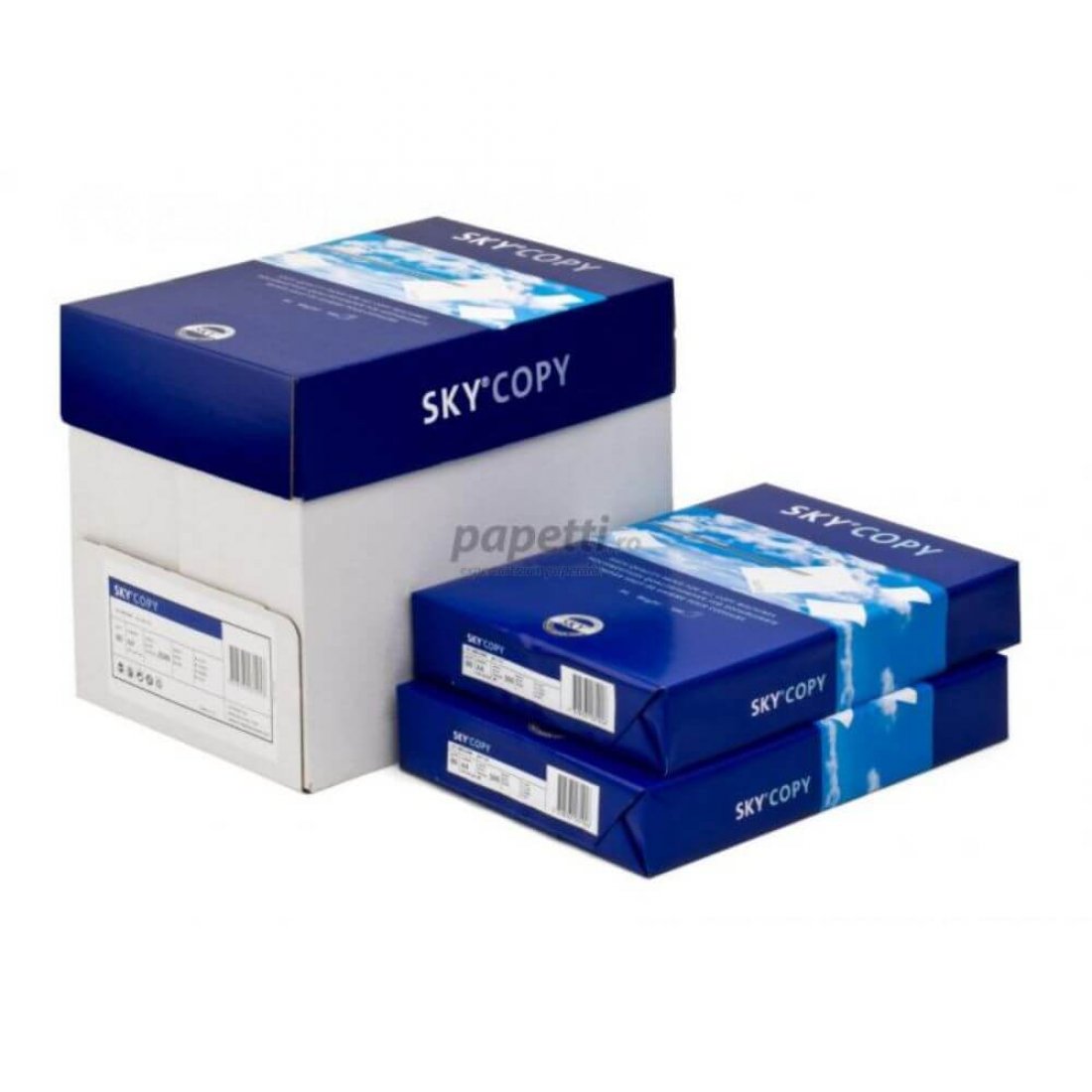 Set 5 Topuri Hartie Copiator A4 Sky Copy, 500 Coli/Top, 80 g/m², Hartie ...