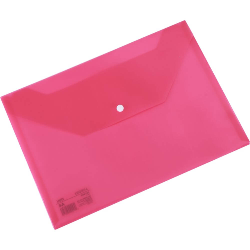 Mapa cu Capsa A4 Deli Rio, Plastic Roz Transparent, Mape din Plastic ...