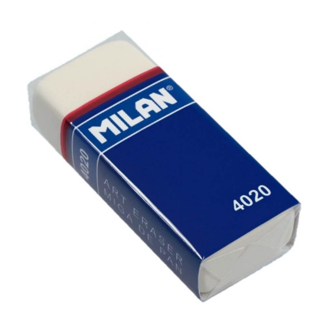 Radiera MILAN 4020, Cauciuc Sintetic, Culoare Alba, Radiere, Radiera ...