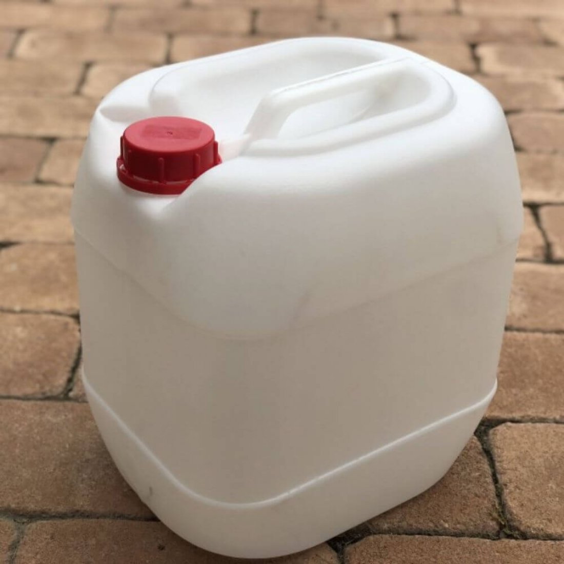 Canistra cu Capac Etans STERK, 10 L, Plastic Alb/Rosu, Canistre din ...