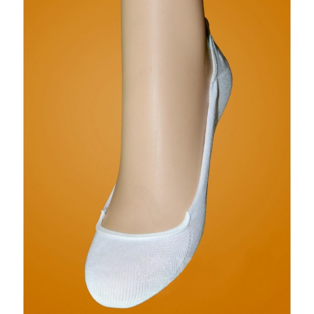 Set 5 Perechi Talpici Subtiri pentru Femei Mondex, Marime 38-41, Alb ...