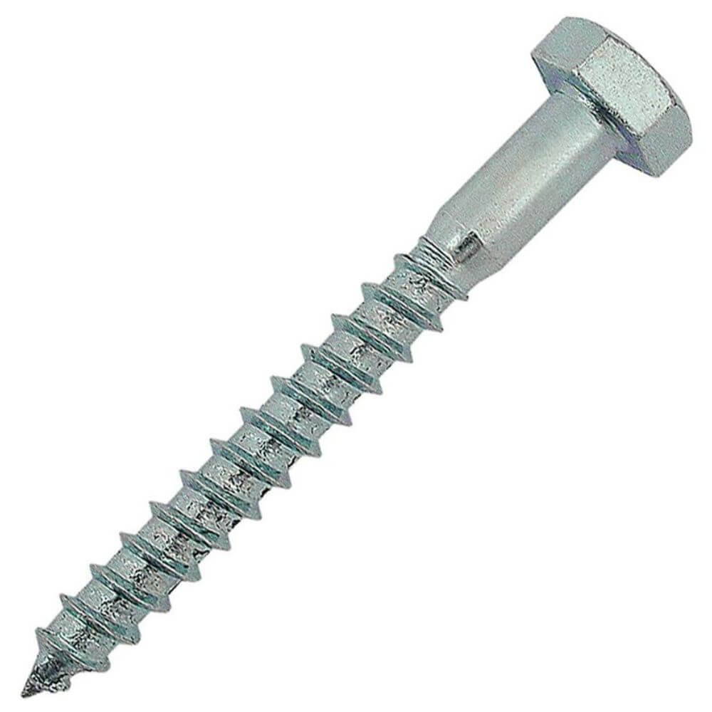 Set 100 Suruburi Autofiletante cu Cap Hexagonal Sentosa, 8x100 mm, Suruburi pentru Lemn Sentosa ...