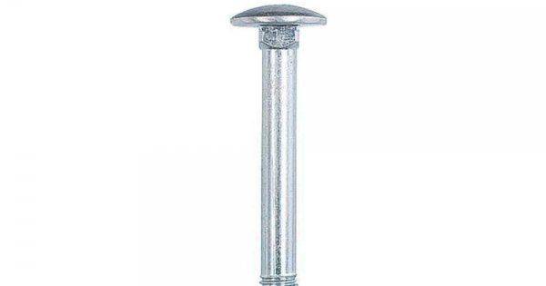 Set 50 Suruburi Metrice Zincate cu Cap Torbant DIN603, 6x120 mm, Surub ...