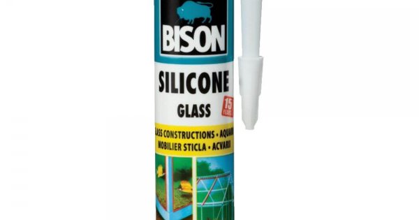 Silicon Sticla Bison, 280 ml, Transparent, Mastic Etanseizant Ideal ...