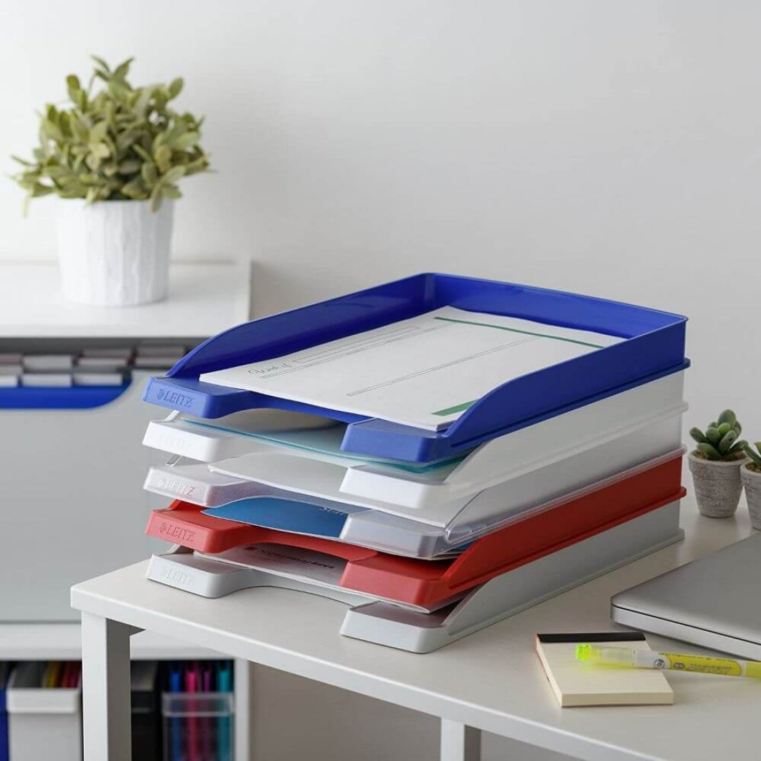 Suport Orizontal Documente ECADA, Material Plastic, Culoare Neagra ...