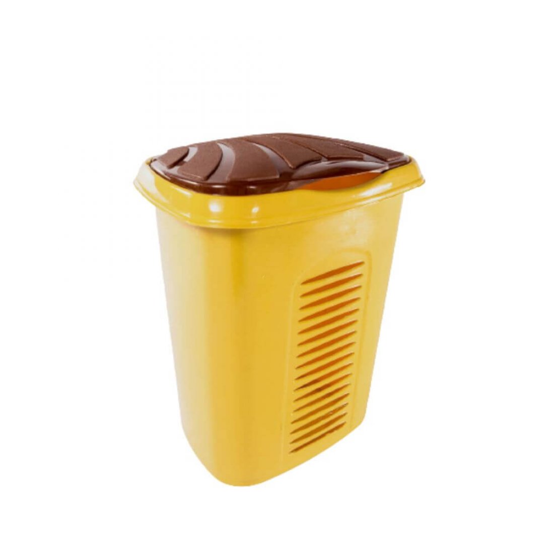 Cos de Rufe STERK, 45x38x51 cm, Plastic Galben, cu Capac, Cosuri pentru ...