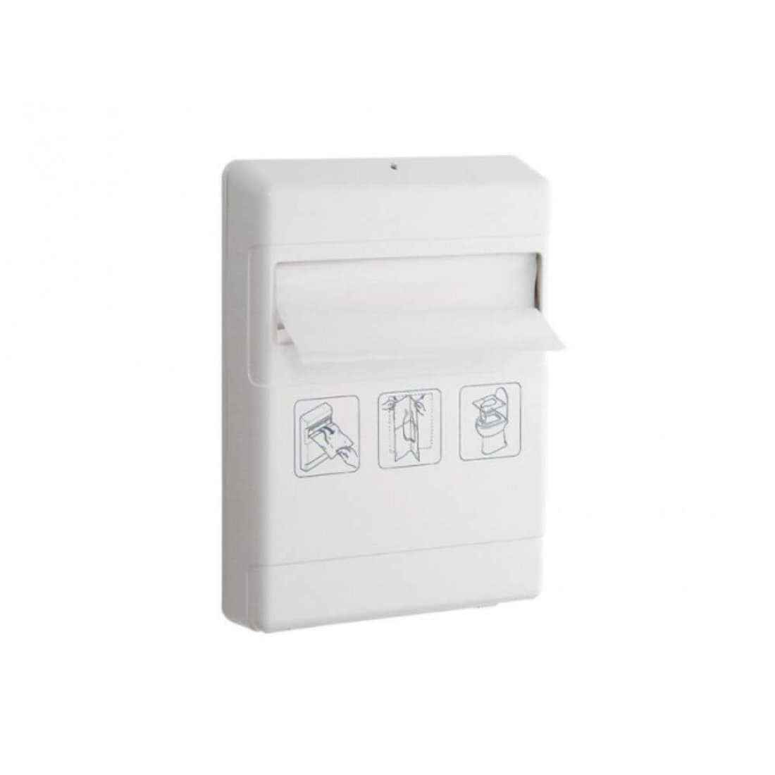 Dispenser Protectie Colac WC, 27x21.5x16.5 cm, Plastic ABS, Culoare ...