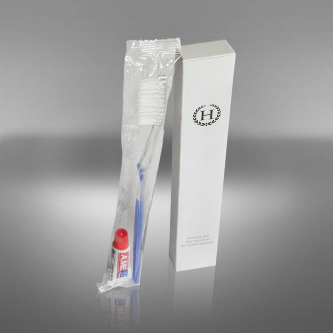 Set Periuta si Pasta Dinti, Aroma Menta, Culoare Alb/Albastru, Set ...