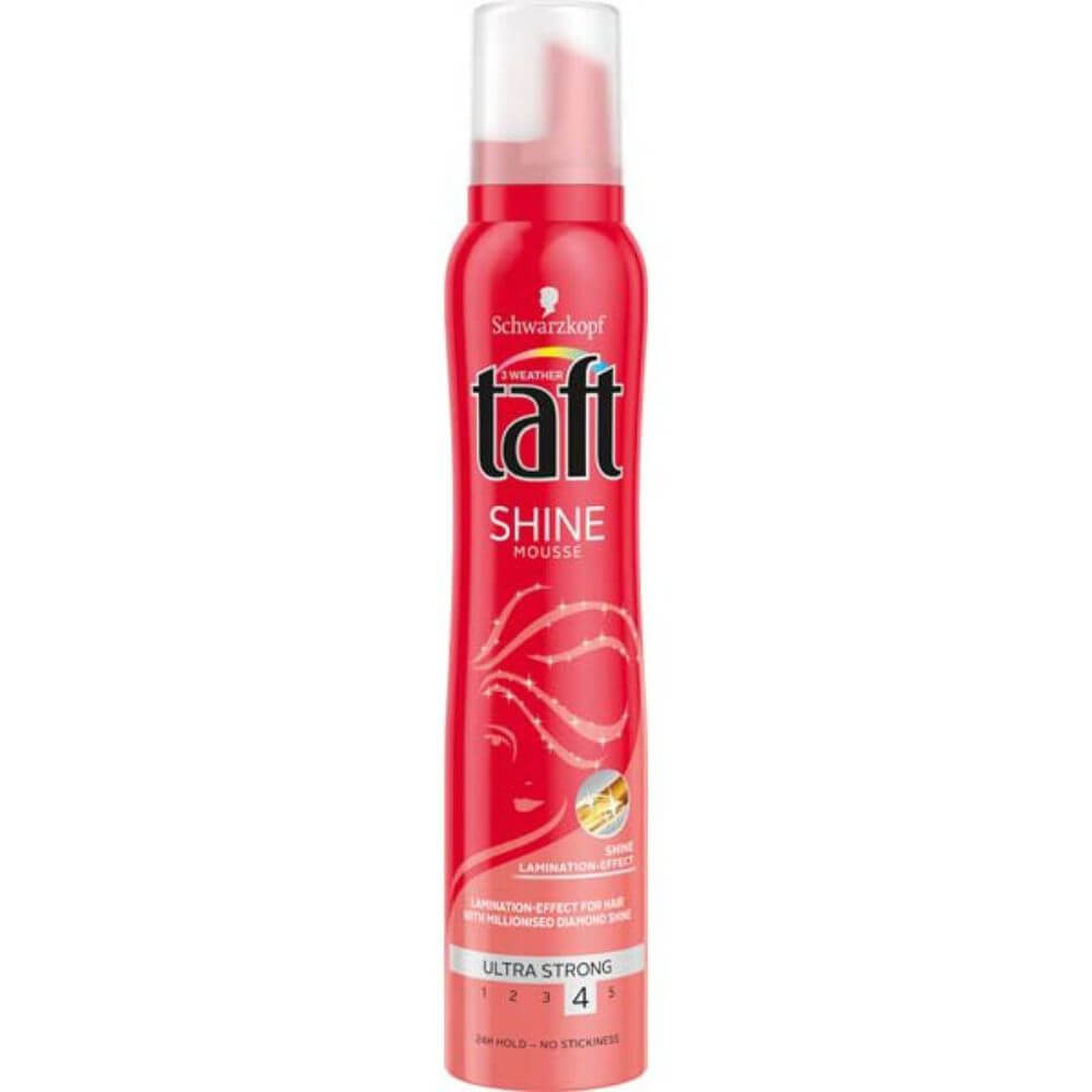 Spuma Taft Shine Ultra Strong 4, 200 ml, Spuma Modelatoare Par, Produse ...
