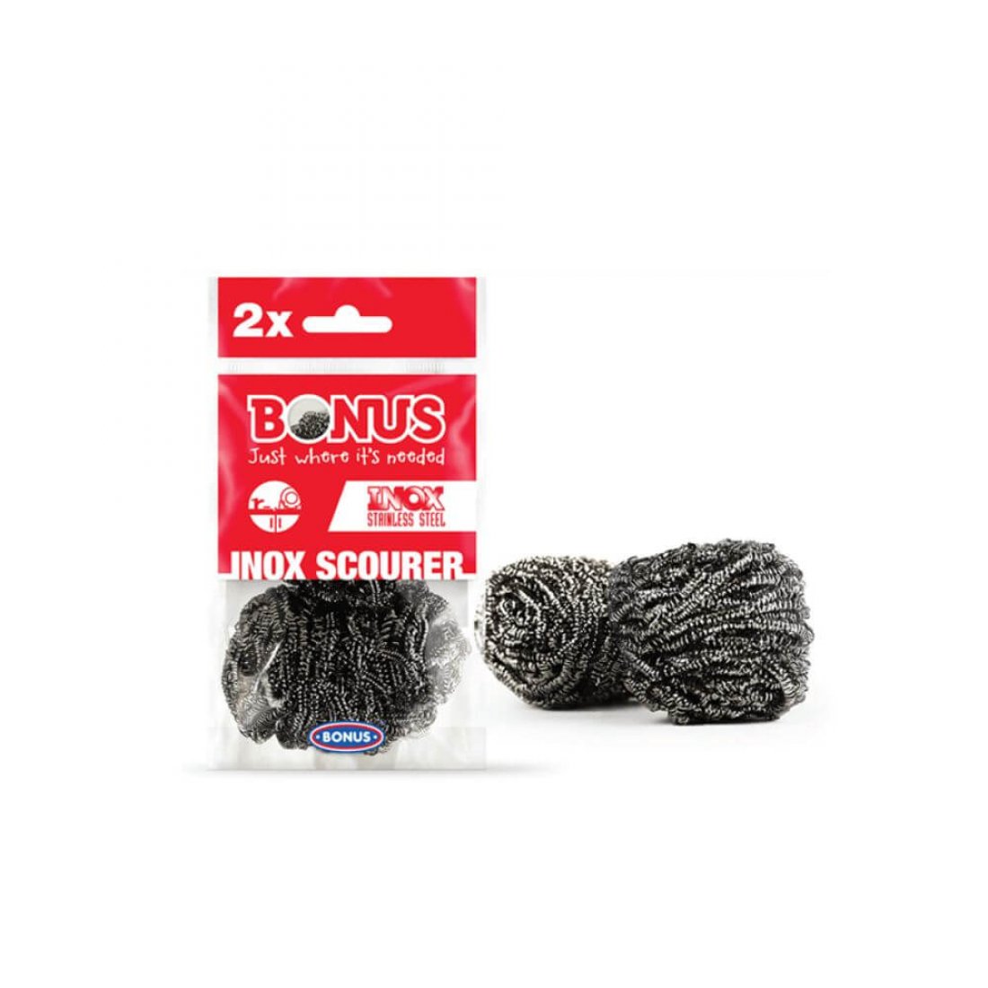 Set 2 Bureti din Inox Spiralat Bonus, Culoare Argintie, Bureti din Inox ...