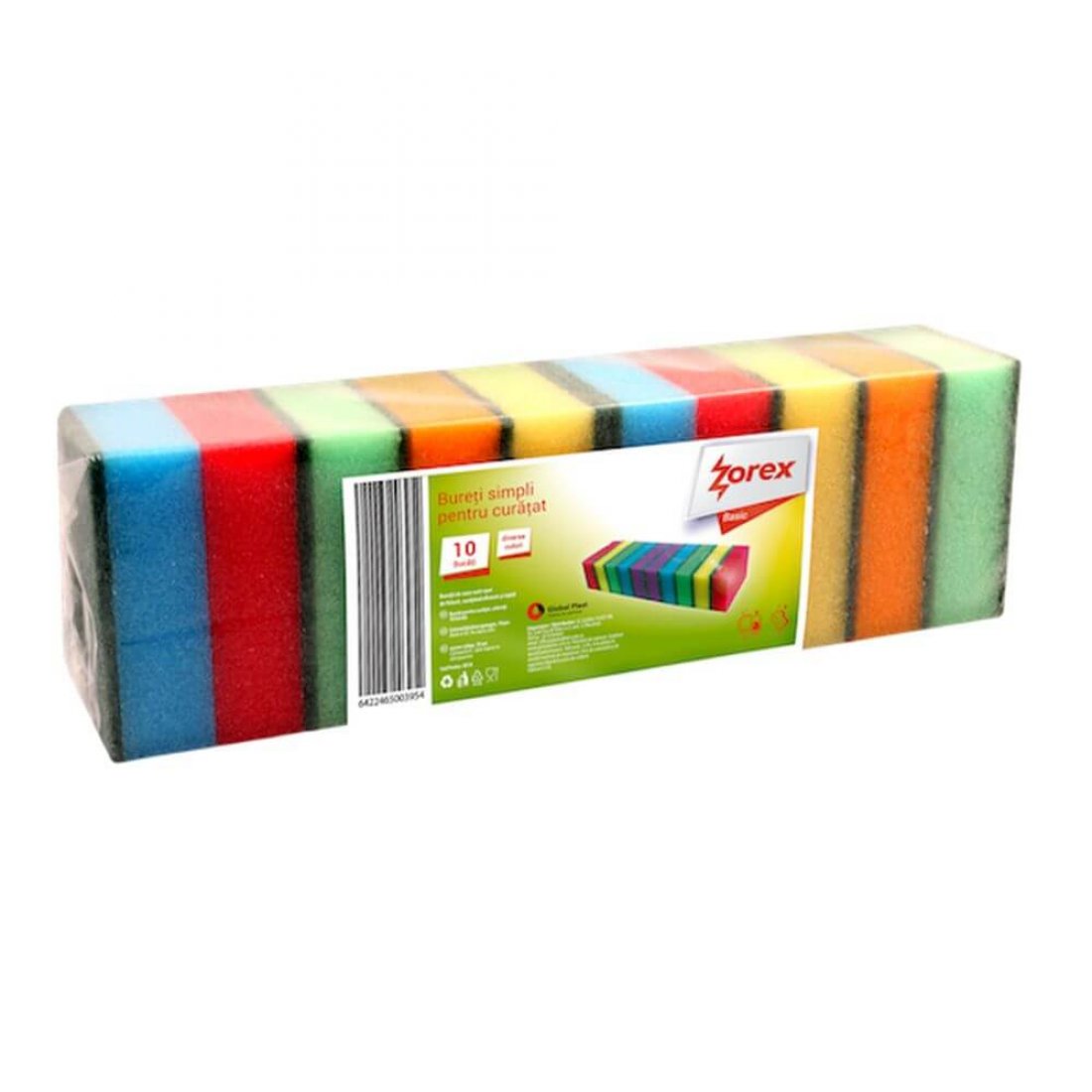 Set 10 Bureti Simpli Zorex, 9x5.8x3 cm, Multicolor, Spuma Poliuretanica ...