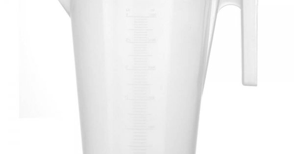 Cana Gradata, 1 L, 14x14x15.5 cm, Maner Plastic, Recipiente Gradate 1 L ...