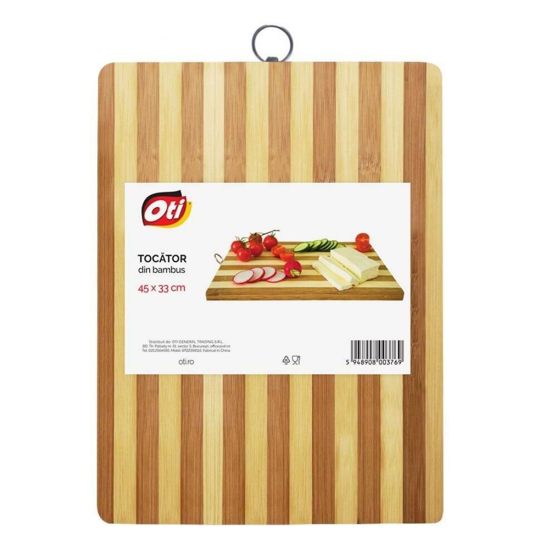 Tocator Lemn Bambus, 33x45 cm, Marimea XL, Forma Dreptunghiulara ...