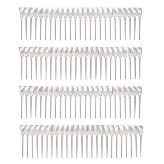 Furculite din Plastic, Unica Folosinta, 100 Buc/Set, 16.3 cm, Ambalate ...