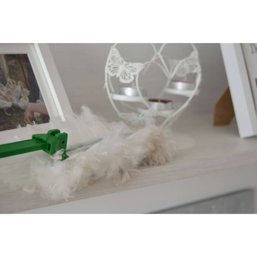 Pamatuf cu Maner Pronto, Alb, Set 2 Rezerve, Pamatuf pentru Praf ...