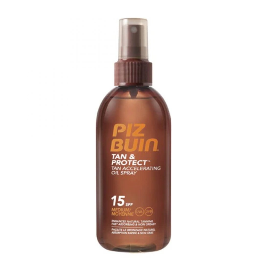 Spray pentru Accelerarea Bronzului Piz Buin Tan & Protect SPF 15, 150 ...