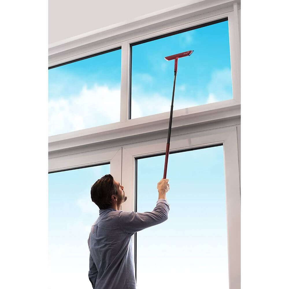 Racleta Geamuri Vileda 2 in 1, Maner Extensibil 750-130 cm, Culoare ...