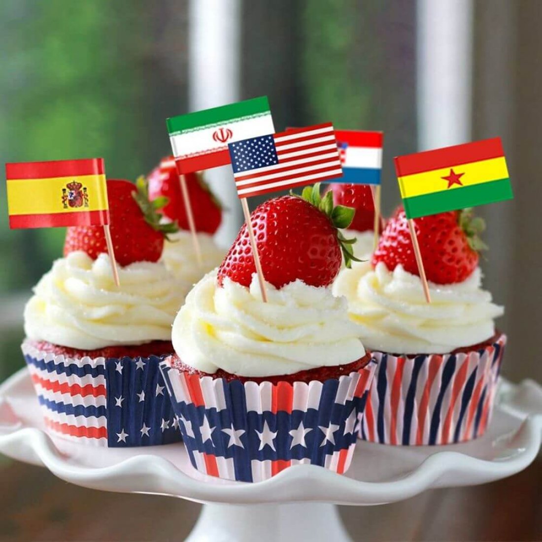 Stegulete Decor Cocktailuri Tip Scobitoare, Diferite Modele, Inaltime 6 ...