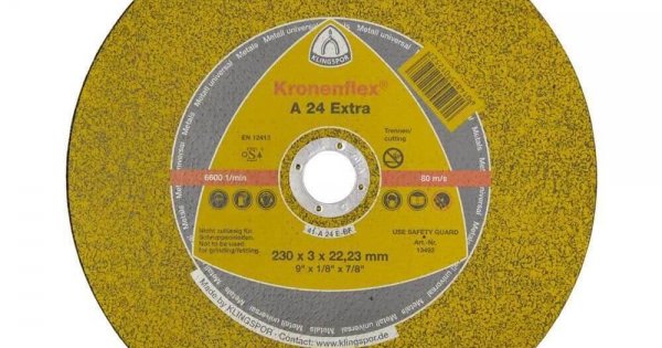 Disc Debitare Klingspor A24 Extra, Metal, 230x3x22 mm, Disc Debitare ...