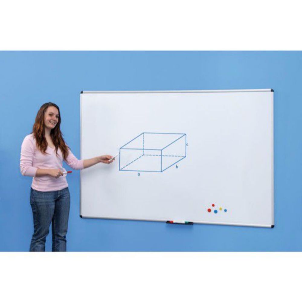 Tabla Magnetica (Whiteboard), 100x200 cm, Suprafata Metalica Lacuita ...