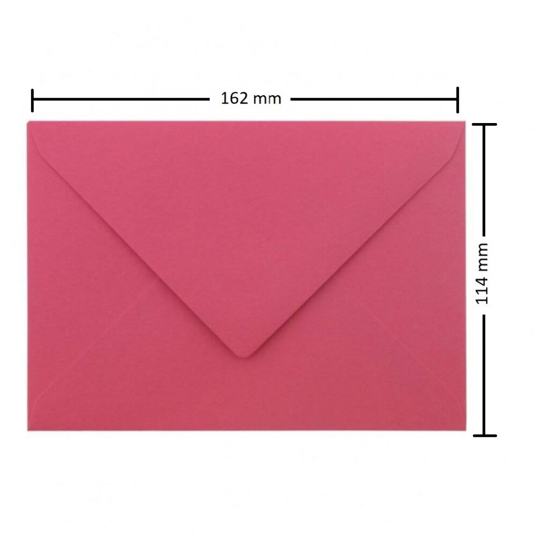 Plicuri Roz Fucsia C6 DACO, 25 Buc/Set, 162x114 mm, 120 g/m², cu ...