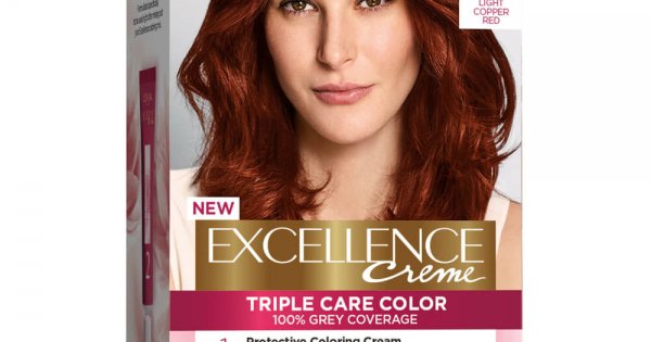 Vopsea de Par Permanenta L'OREAL Paris Excellence Creme 6.46, Aramiu ...