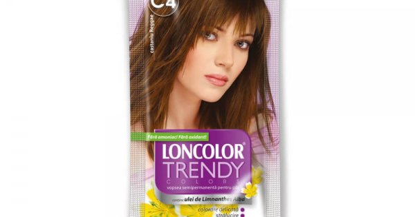 Vopsea de Par Semipermaneta, LONCOLOR Trendy Colors Reggae Brown C4 ...