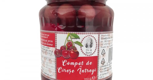 Compot de Cirese Intregi, 720 ml. Descopera Oferta Brandpaper!
