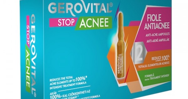 Fiole Antiacnee Gerovital Stop Acnee, 10 Buc/Pachet x 2 ml. Descopera ...