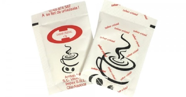 Zahar Alb 5g, 200 Pliculete, Ambalat in Cutie de Carton, Pliculete de ...