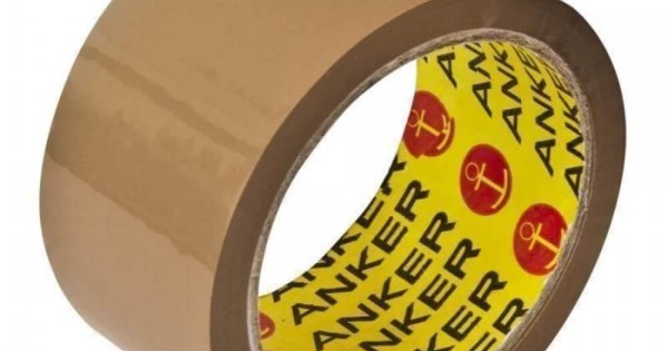 Banda Adeziva Scotch ANKER, 48mm x 66m, Culoare Maro, Banda Adeziva ...