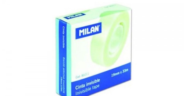 Banda Adeziva Invizibila MILAN, 19mm x 33m, Ambalare Cutie, Banda ...