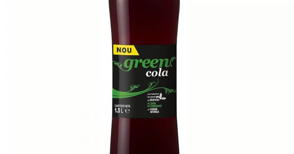 Bautura Carbogazoasa Green Cola, 1.5 L, Sucuri Acidulate, Green Cola 1 ...