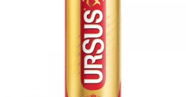 Bere Blonda Ursus Premium, 0.5 l, 24 Buc/Bax, Bere Blonda Ursus 500 ml ...