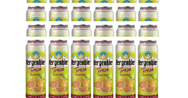 Bere Bergenbier Fresh Grapefruit, 24 Buc/Bax, 0.5 L, Doza, Doza de Bere ...