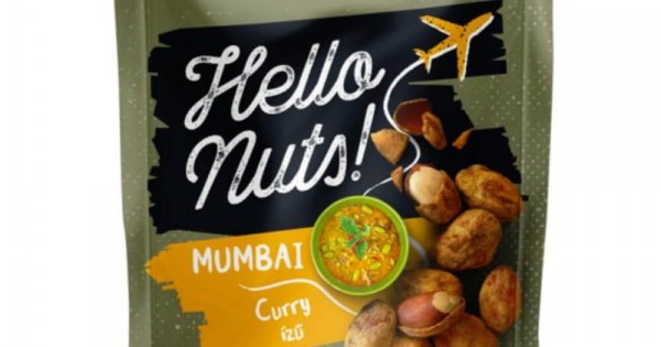 Arahide Prajite Picante cu Aroma Curry Mogyi Hello Nuts, 100g, Arahide ...