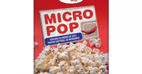 Micro Pop Mogyi, Chili, 100 g, Popcorn pentru Cuptorul cu Microunde ...