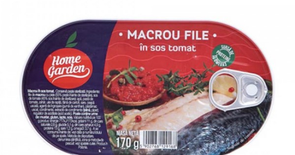 Macrou File in Sos Tomat, Home Garden, 170 g, Macrou File la Conserva ...